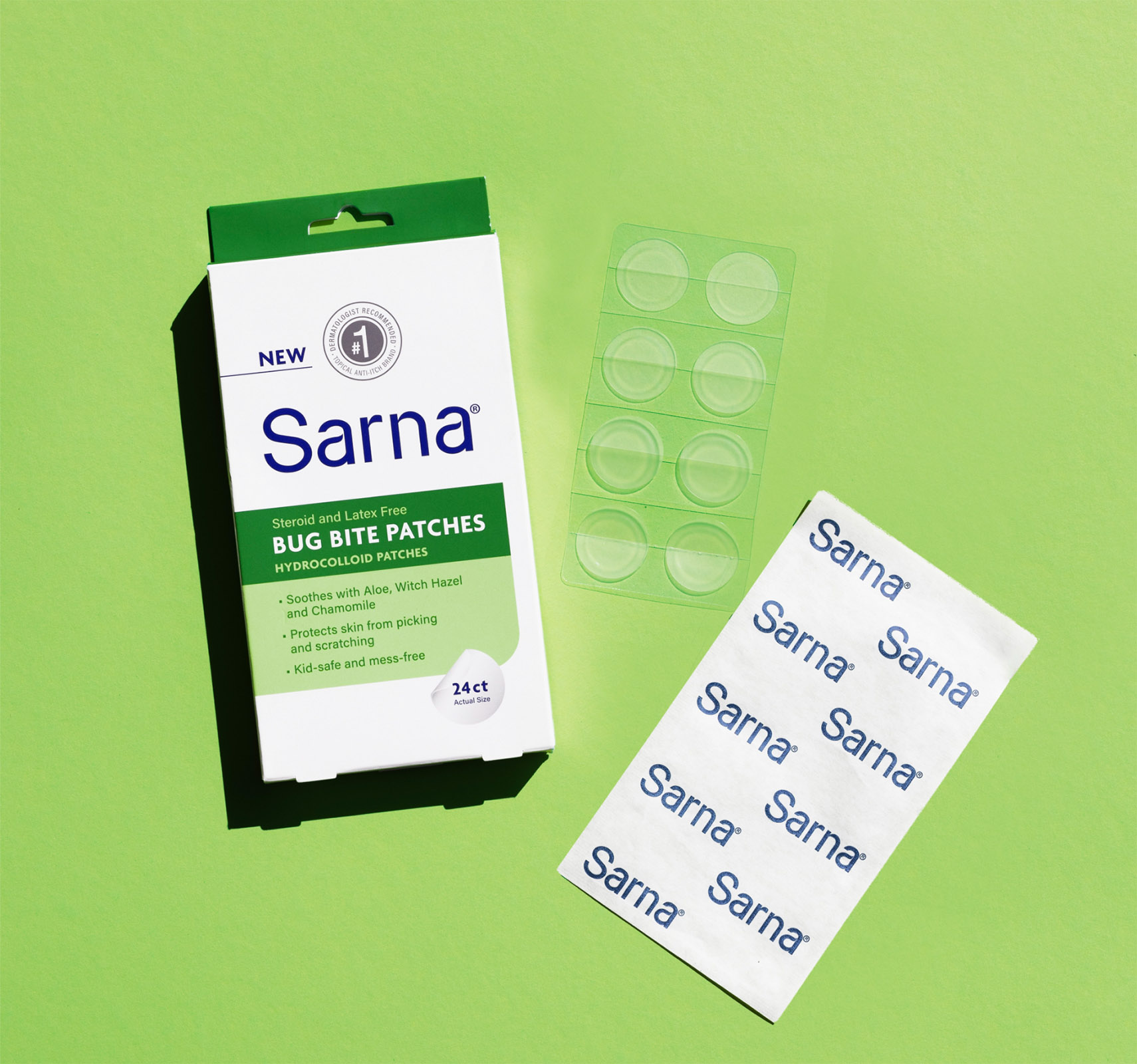 Sarna Bug Bite Patches with Skin-Soothing Ingredients