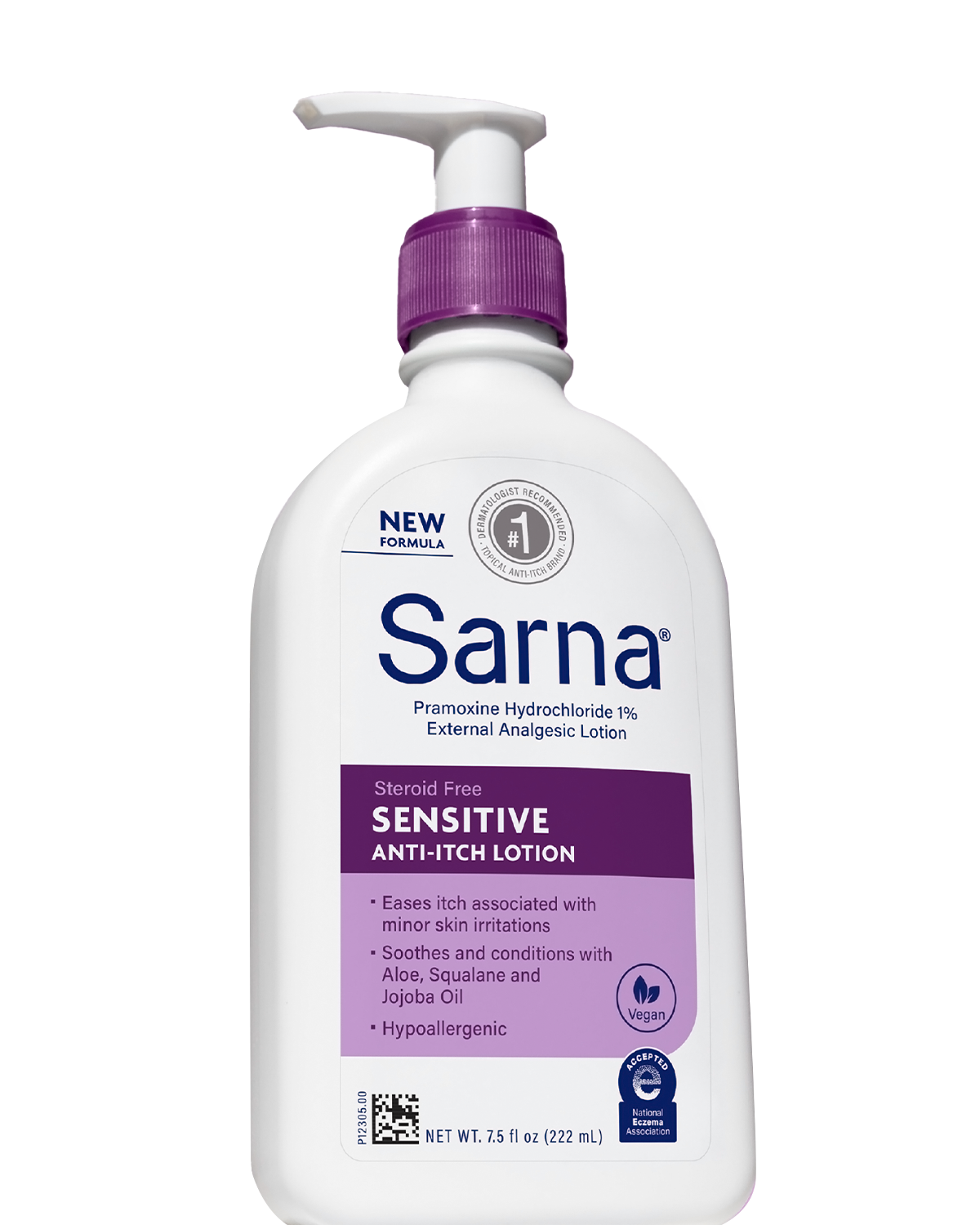 Sarna Sensitive Steroid-Free Anti-Itch Lotion | NEA Accepted