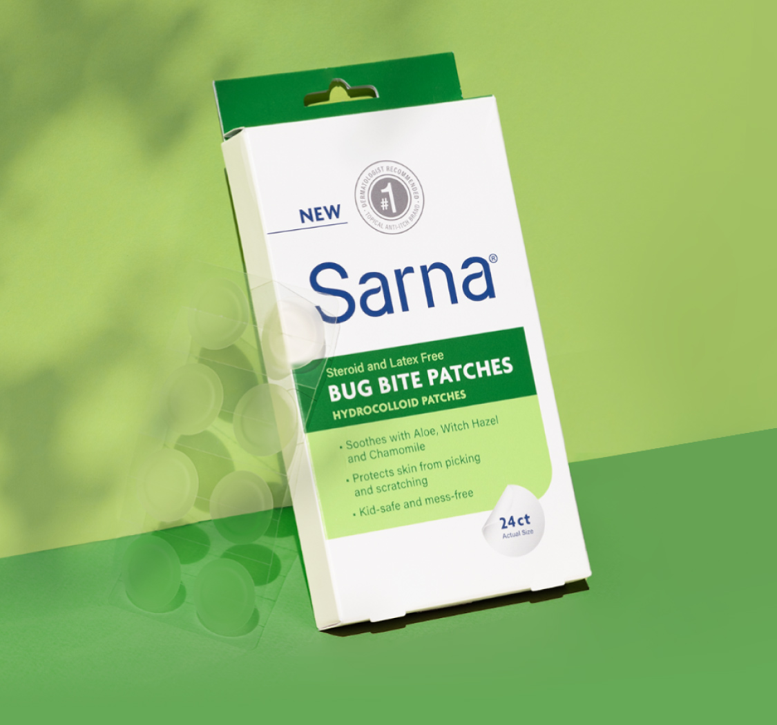 Sarna Bug Bite Patches with Skin-Soothing Ingredients