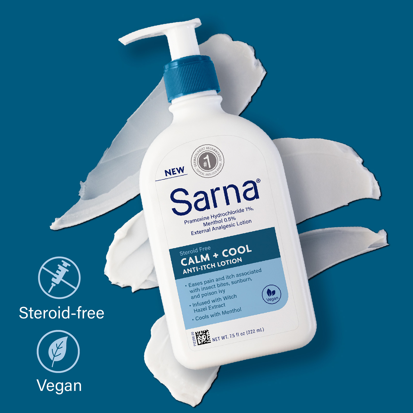 Sarna Calm + Cool Steroid-Free Anti-Itch Lotion